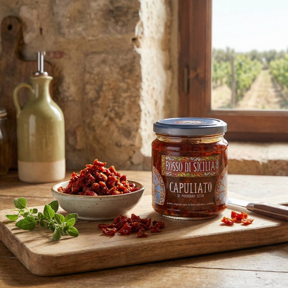 Capuliato, Pomodoro Secco Tritato, 290 grammi | Rosso di – SICILUS
