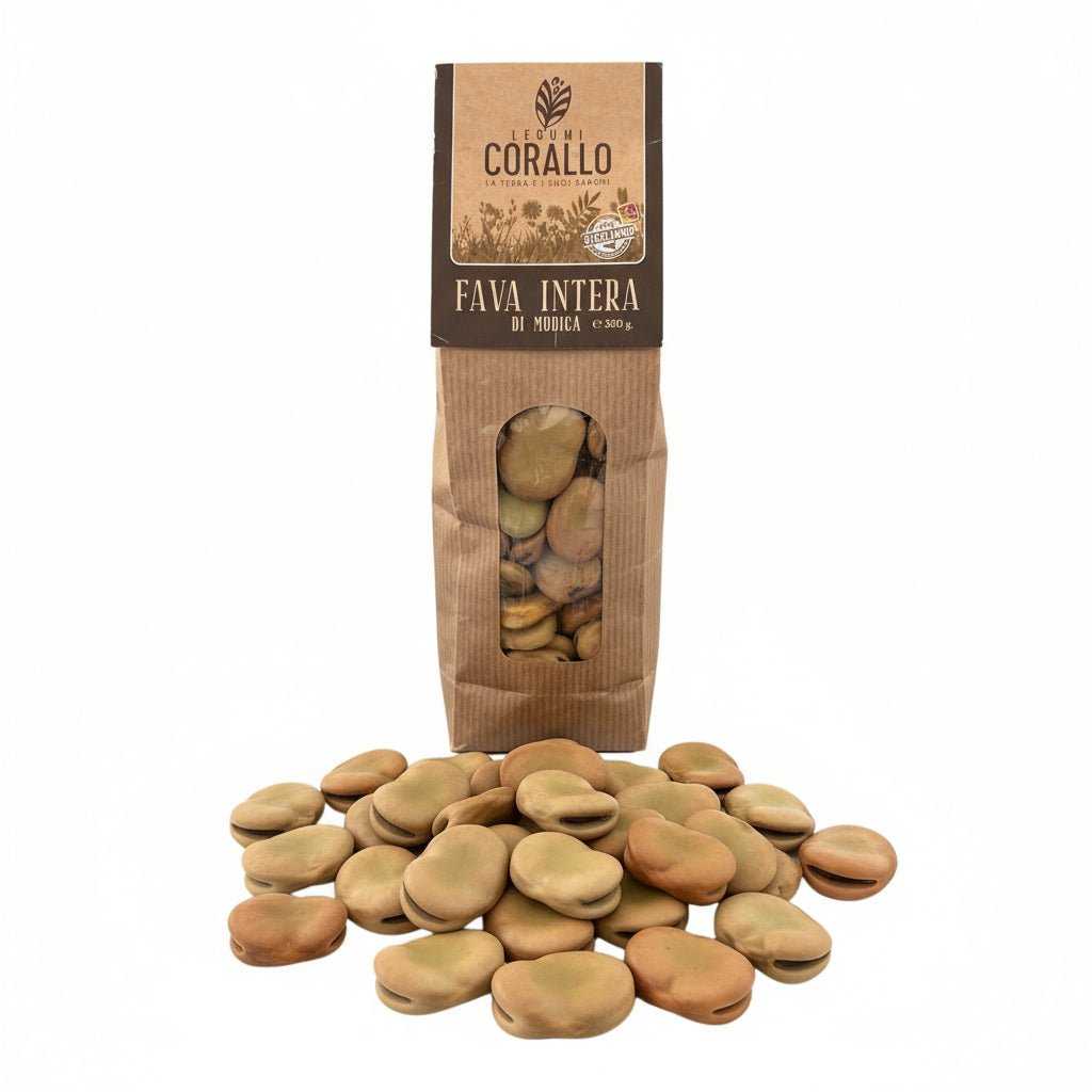 Fava Intera di Modica Legumi Corallo, 300 g | SICILUS